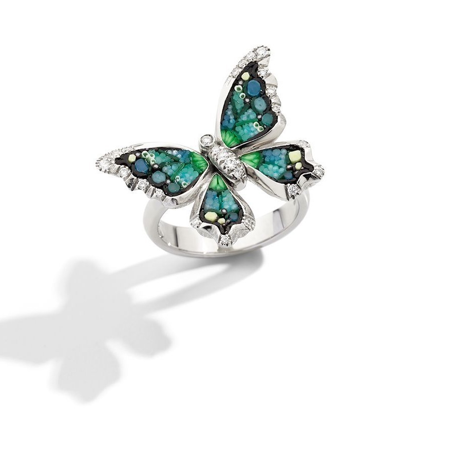 『珠宝』Sicis Jewels 推出马赛克微镶珠宝新作：猎豹和花朵 | iDaily Jewelry · 每日珠宝杂志