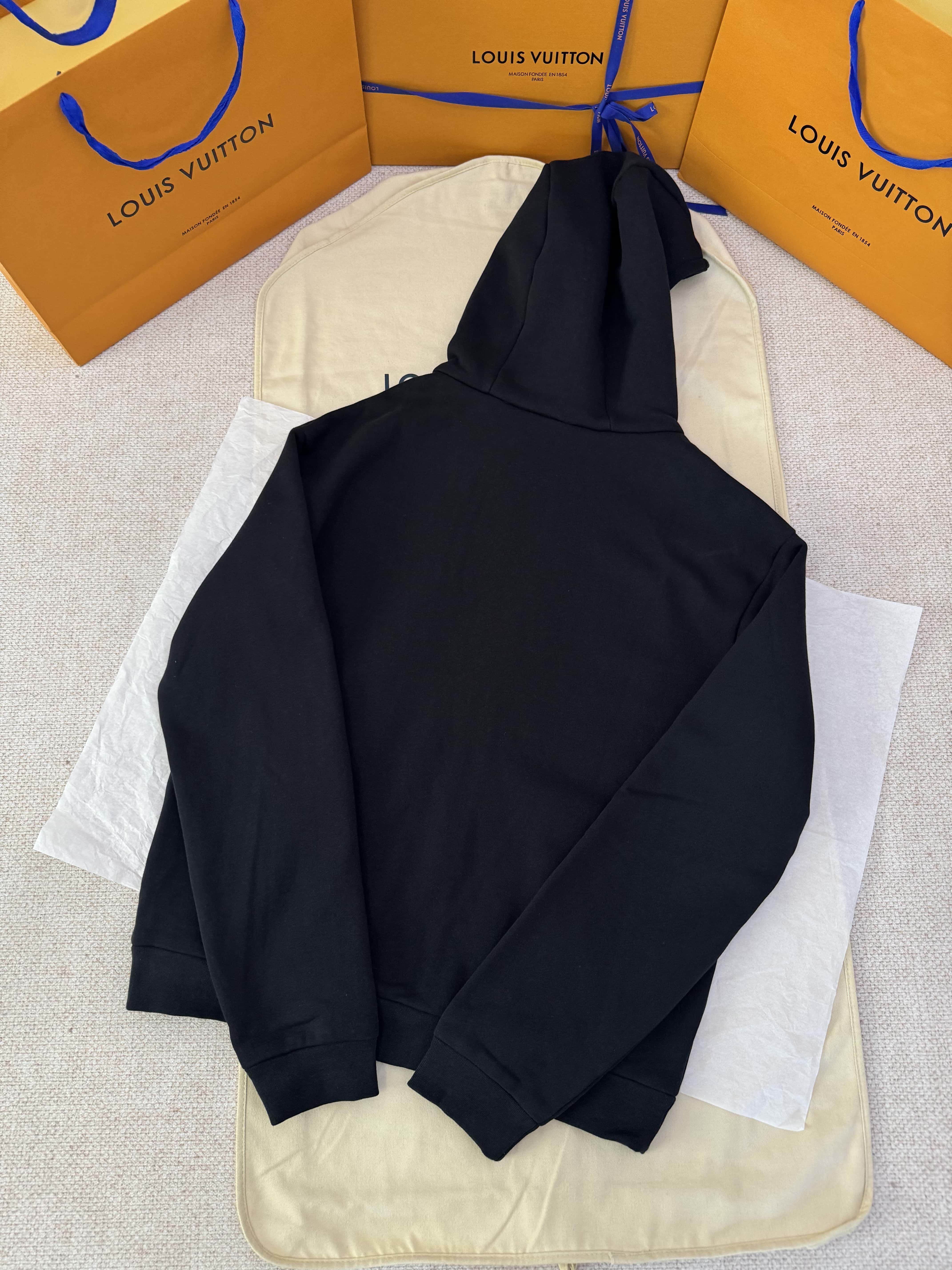 LOUIS VUITTON LV ZIP UP HOODIE – BLACKJASON7