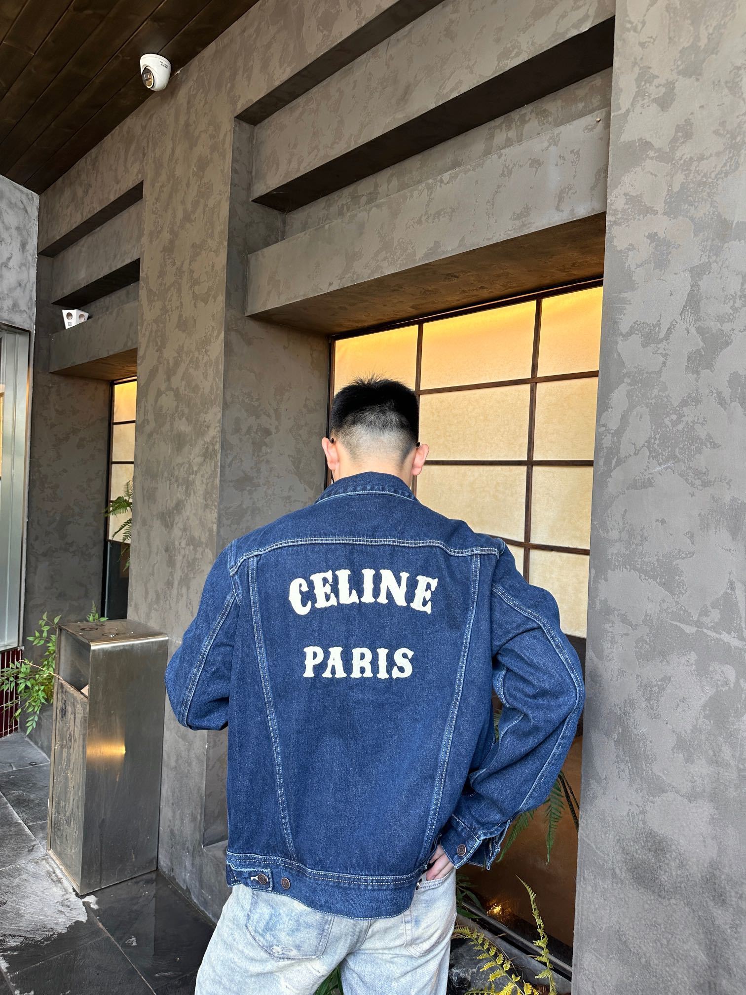 CELINE TRUCKER JACKET IN ROYAL INDIGO WASH DENIM – BLACKJASON7