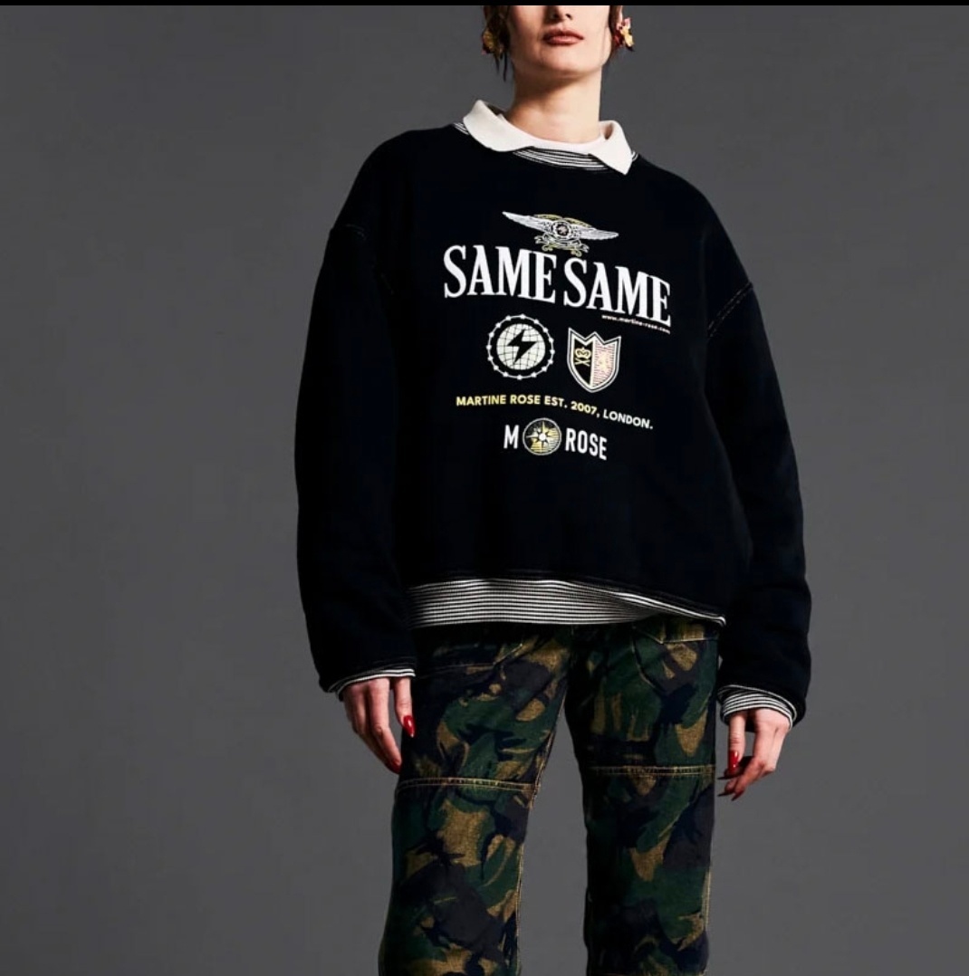 MARTINE ROSE POLO SWEATER – BLACKJASON7