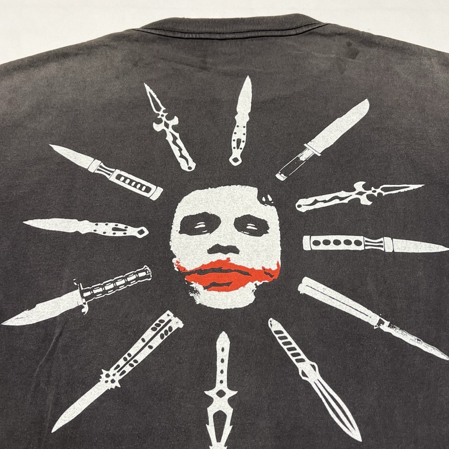 SAINT MICHAEL x THE DARK KNIGHT LIP TEE – BLACKJASON7