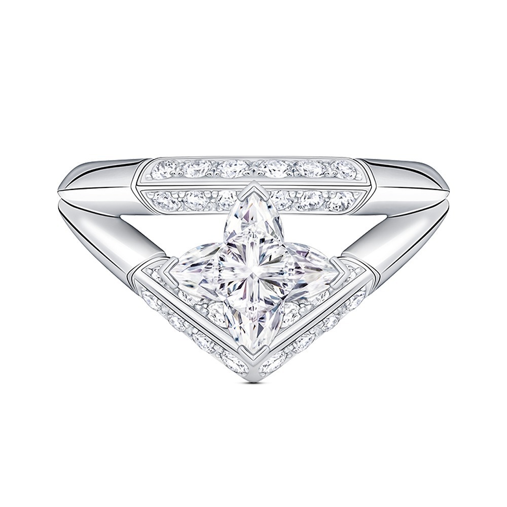 『珠宝』Louis Vuitton 推出 LV Diamonds 系列：标志性 LV Monogram 星形钻石切割 | iDaily ...