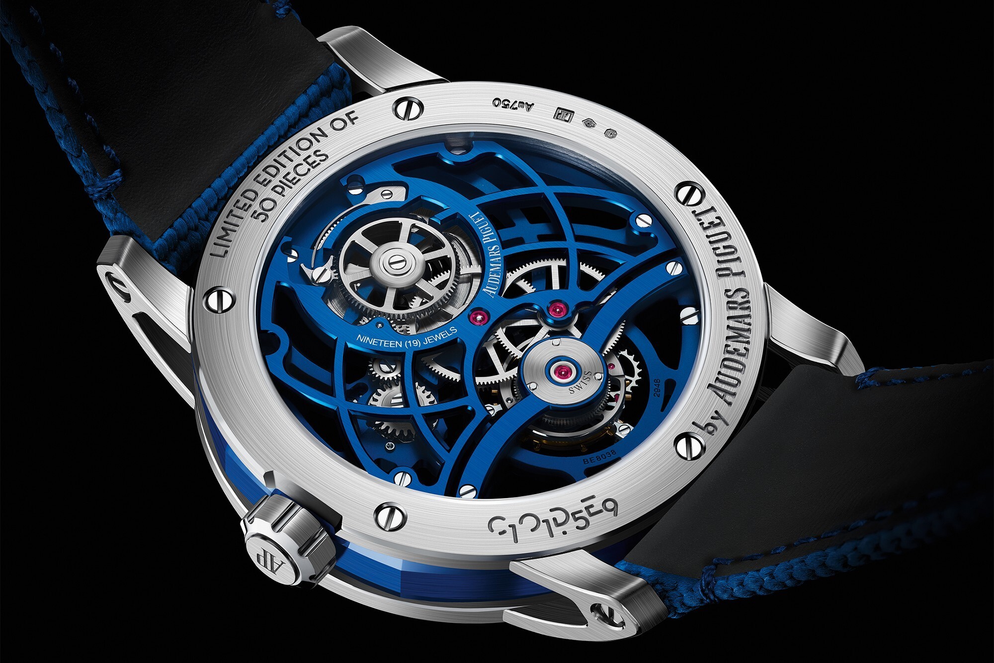 『新表』Audemars Piguet 推出 Code 11.59 Tourbillon Openworked Electric Blue ...