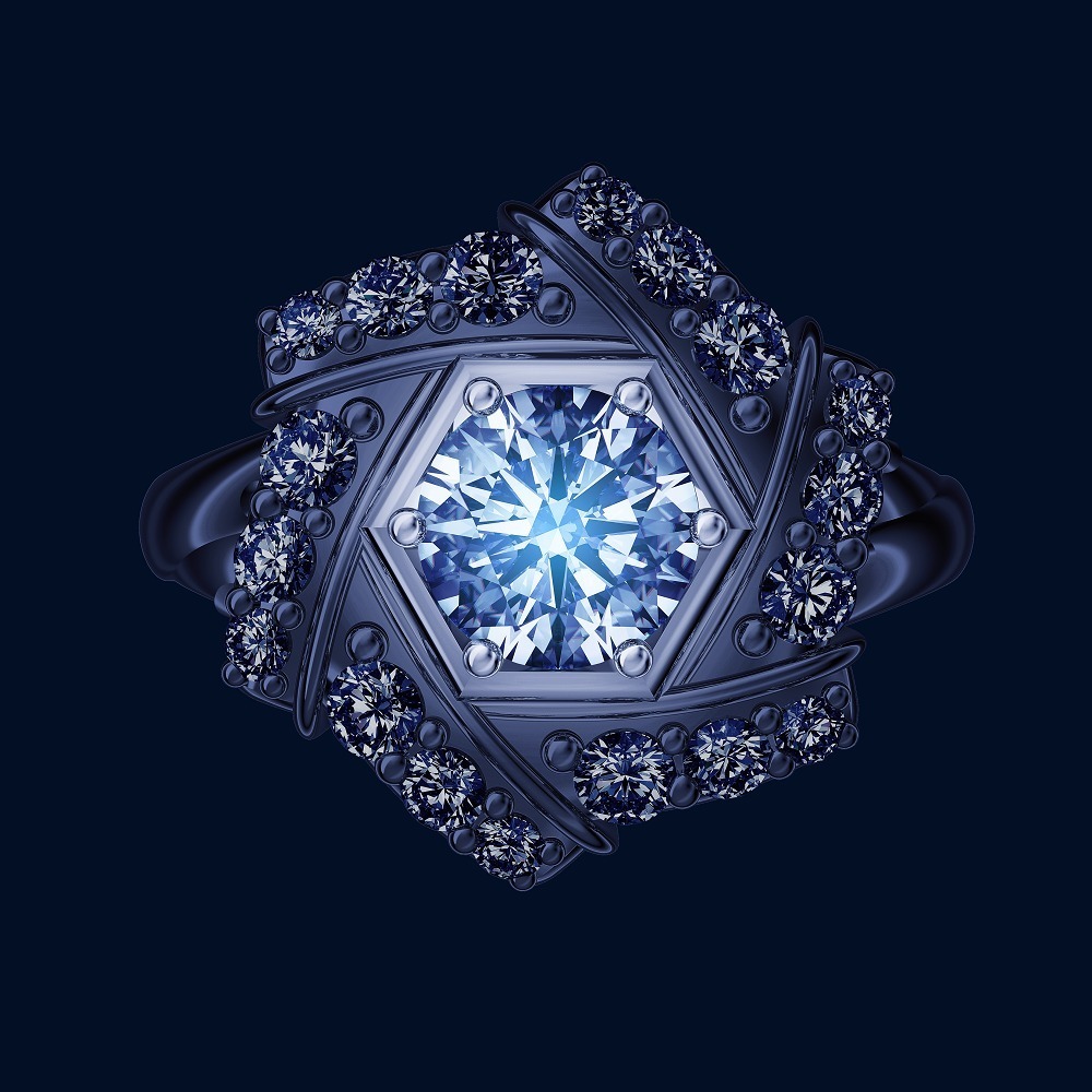 『珠宝』Luminous Diamonds 推出「荧光」钻石珠宝系列 | iDaily Jewelry · 每日珠宝杂志