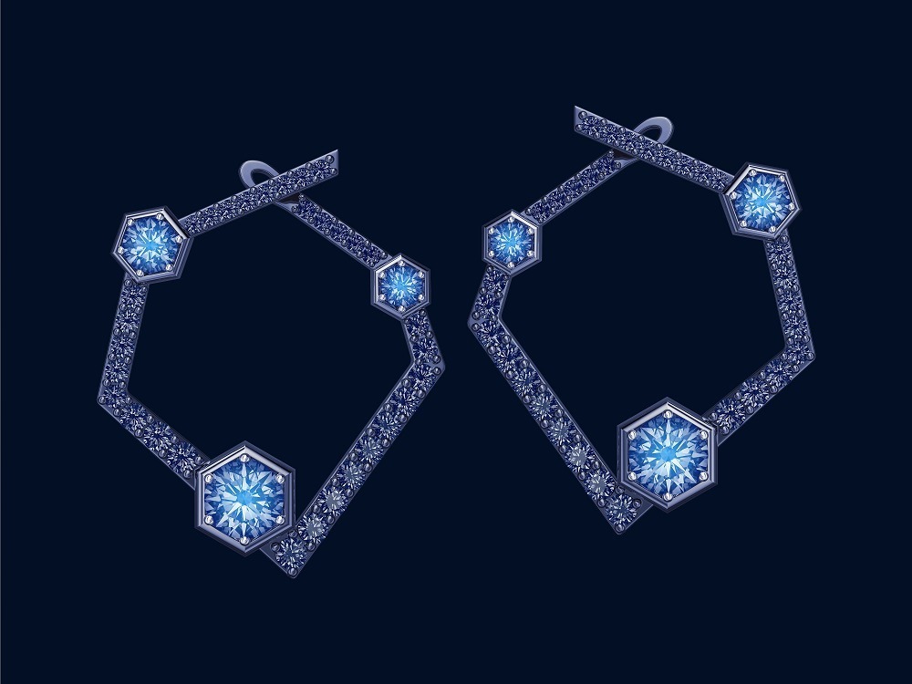 『珠宝』Luminous Diamonds 推出「荧光」钻石珠宝系列 | iDaily Jewelry · 每日珠宝杂志