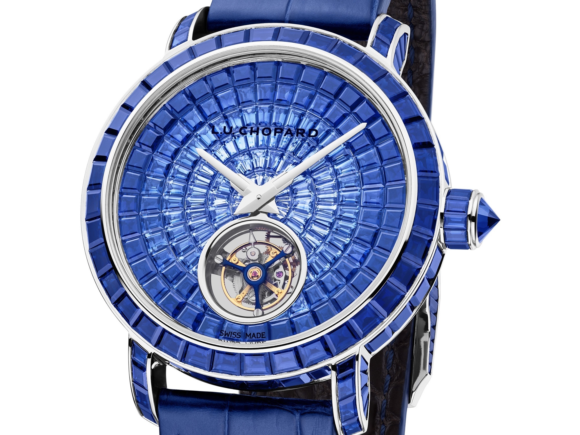 『新表』Chopard 推出 L.U.C Flying T Twin 蓝宝石高级珠宝版飞行陀飞轮腕表 | iDaily Watch · 每日腕表杂志