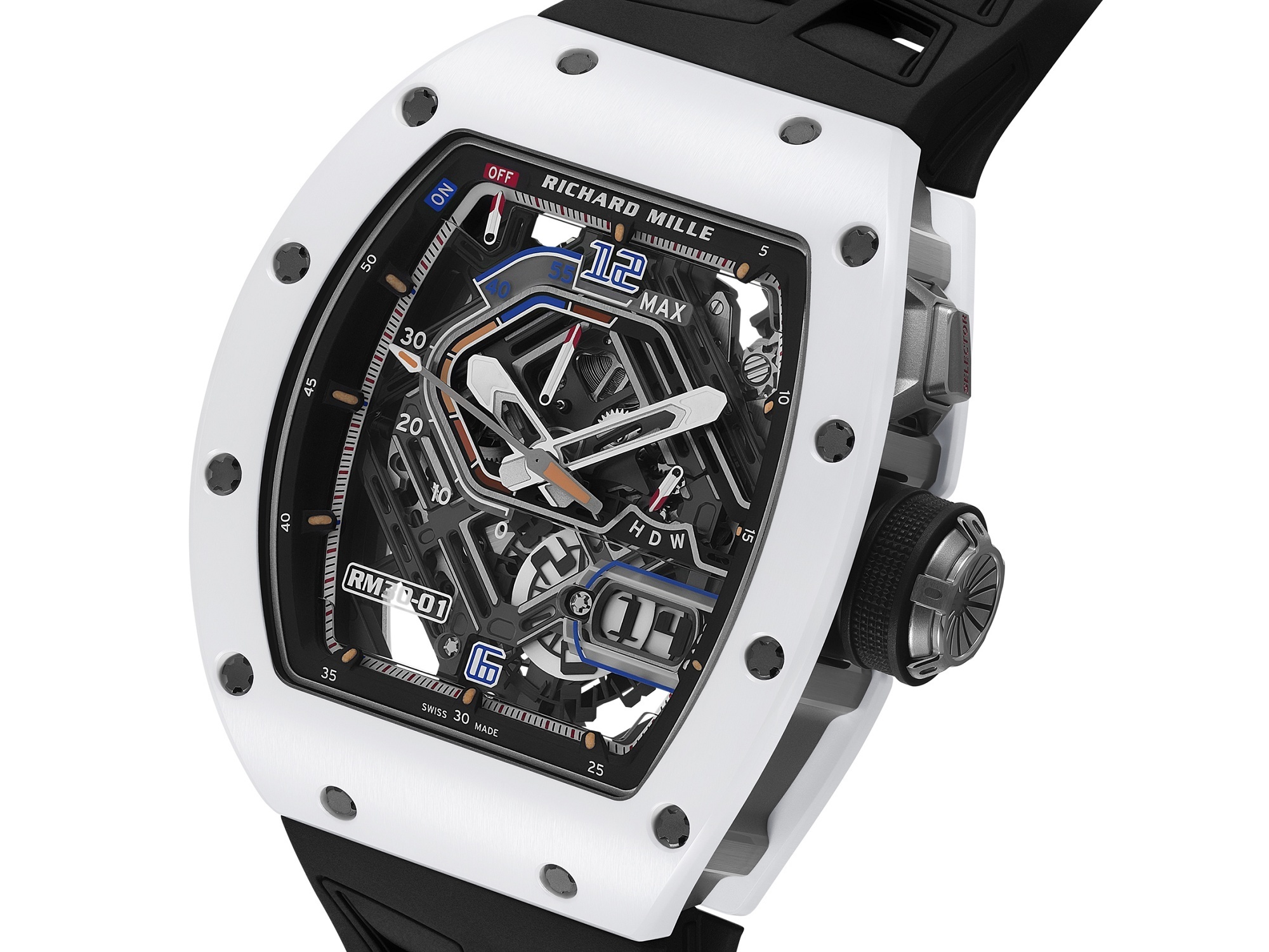 『新表』RICHARD MILLE 理查米尔推出 RM 30-01 White Ceramic 白色陶瓷表壳腕表 | iDaily Watch ...