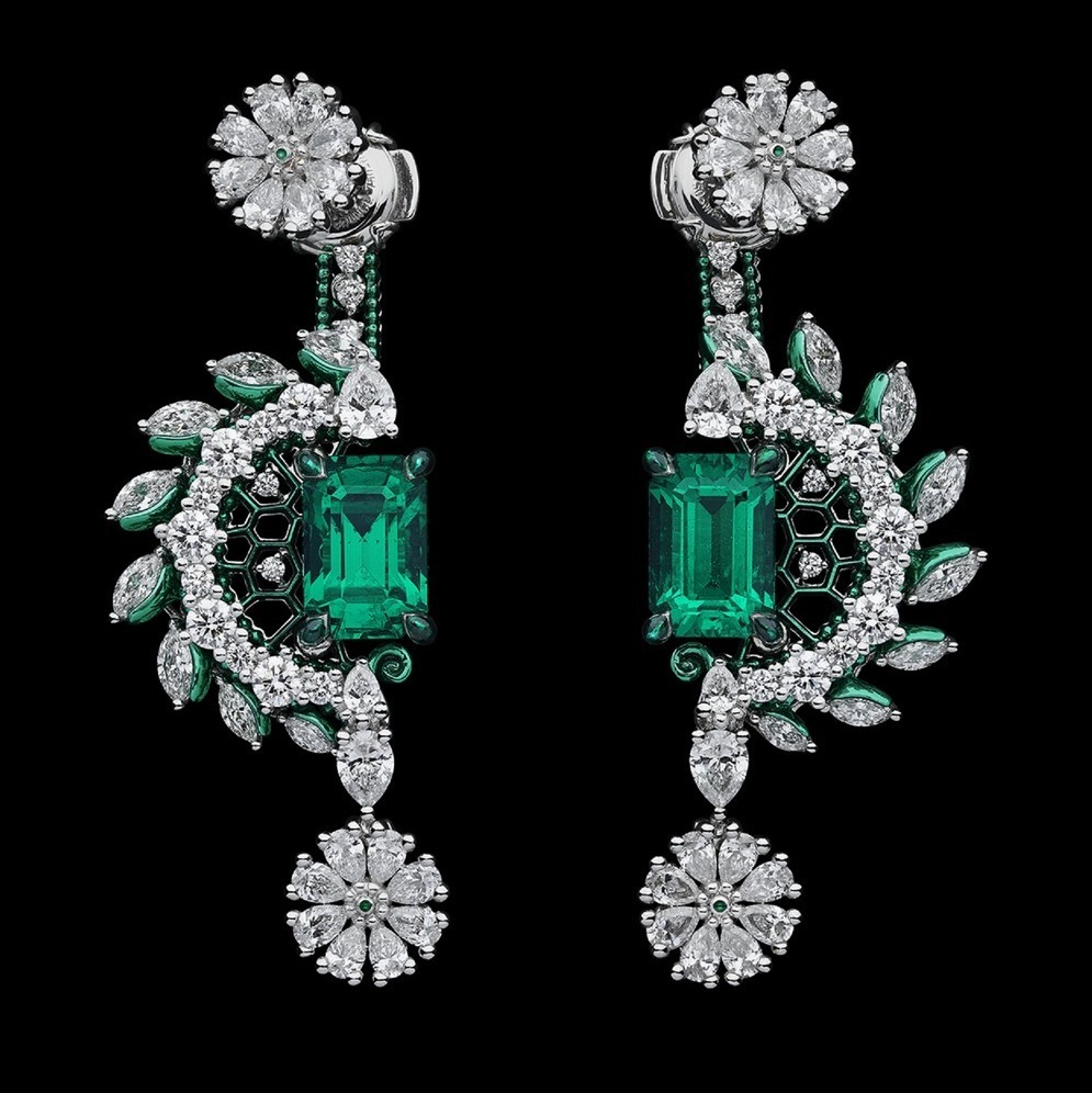 『珠宝』Dior 推出 Dearest Dior 高级珠宝系列：高定时装蕾丝灵感 | iDaily Jewelry · 每日珠宝杂志