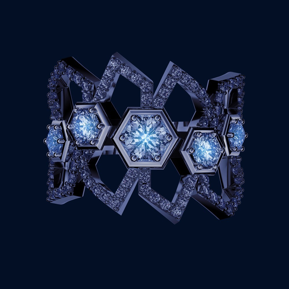 『珠宝』Luminous Diamonds 推出「荧光」钻石珠宝系列 | iDaily Jewelry · 每日珠宝杂志