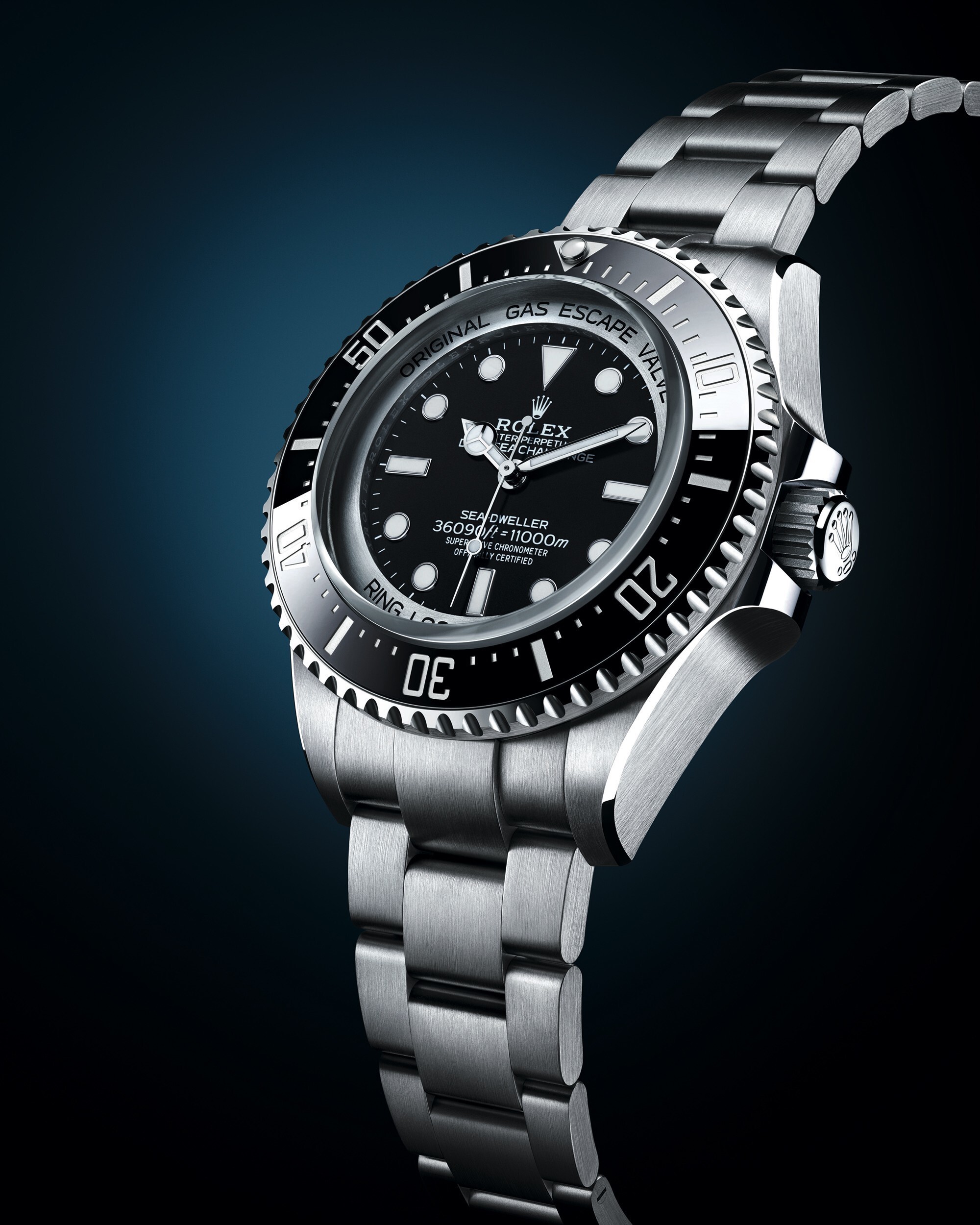 『新表』Rolex 推出 Oyster Perpetual Deepsea Challenge 专业超深潜水腕表：11000米防水性能，首枚钛 ...