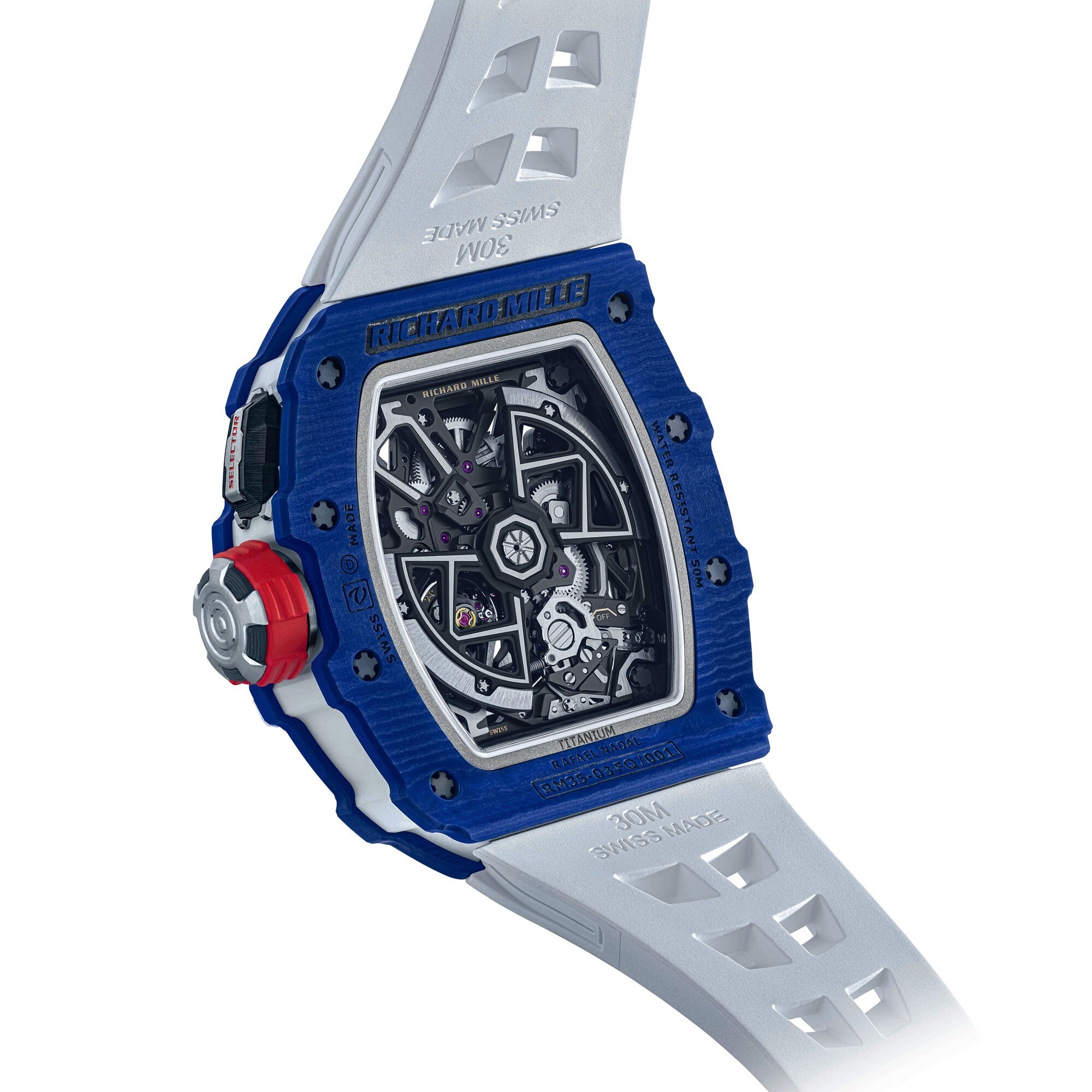 『新表』RICHARD MILLE 里查德米尔推出 RM 35-03 Automatic Rafael Nadal 自动上链腕表：蝶形摆陀 ...