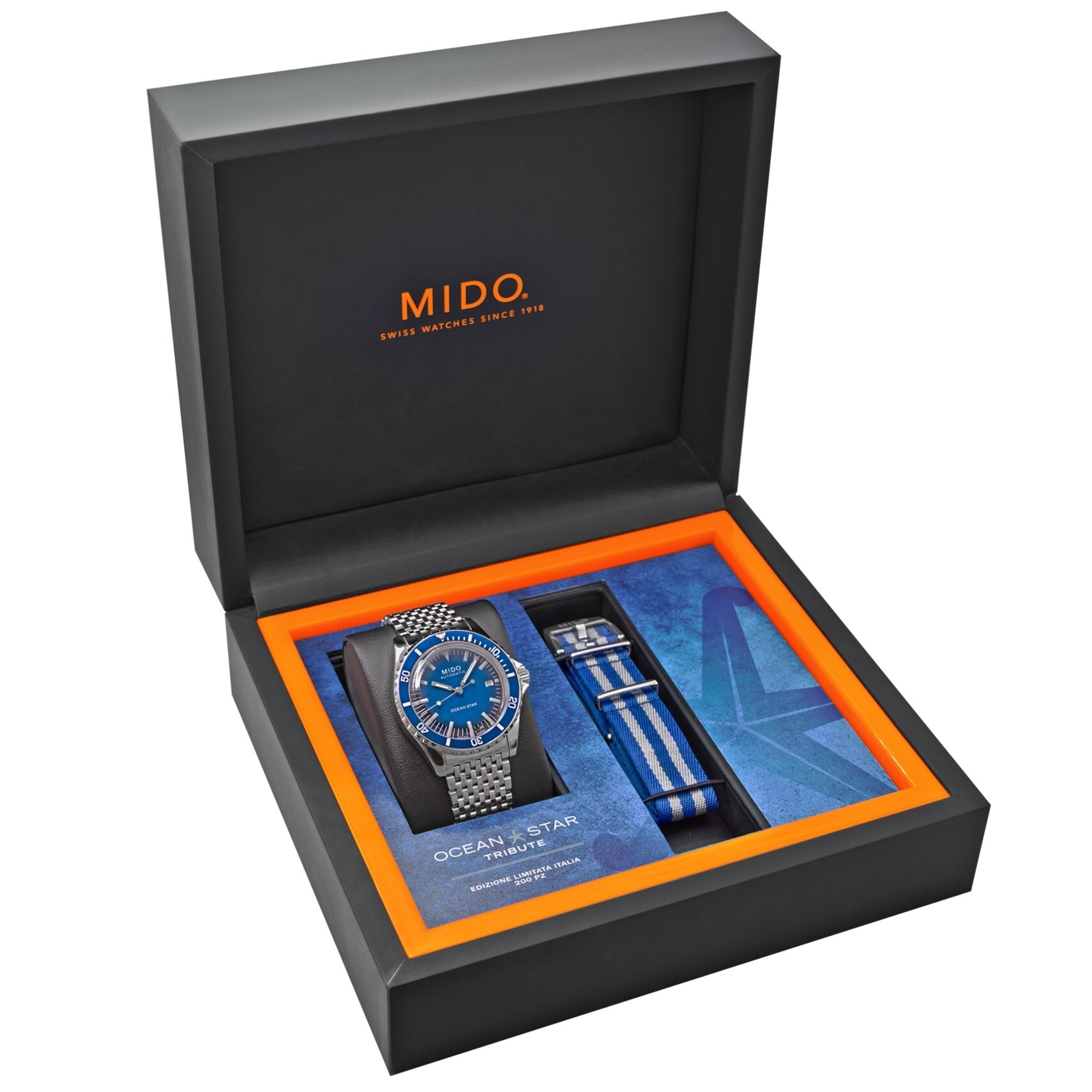 『新表』Mido 推出 Ocean Star Tribute Limited Edition Italy 意大利限定版潜水腕表 ...